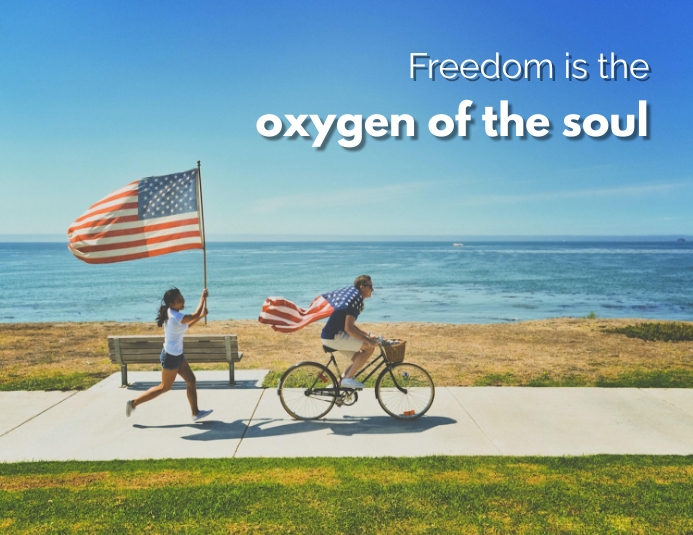 Freedom quote design template | PosterMyWall