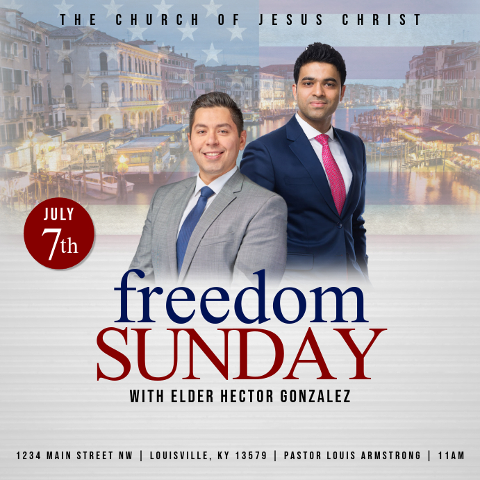 Copy of Freedom Sunday | PosterMyWall