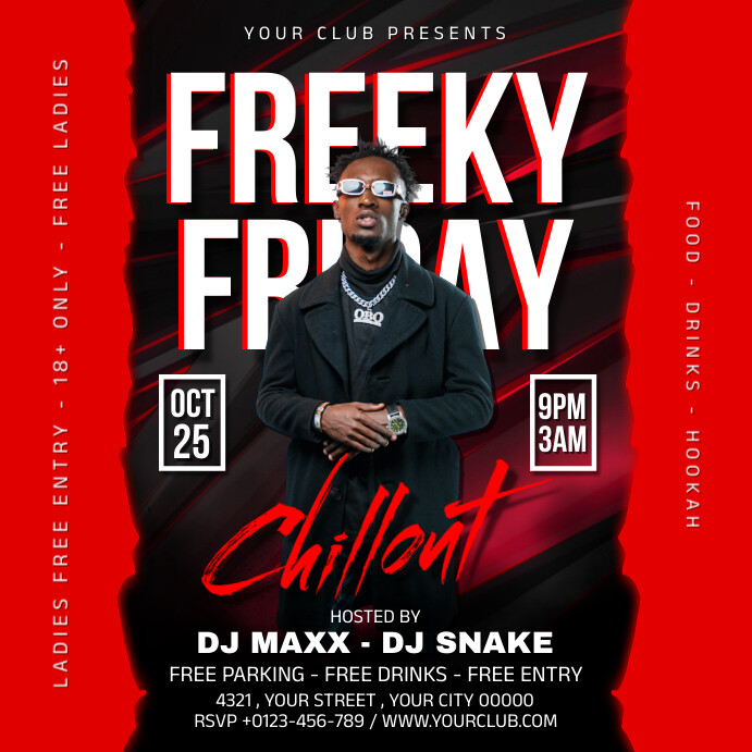 Freely Friday Template | PosterMyWall