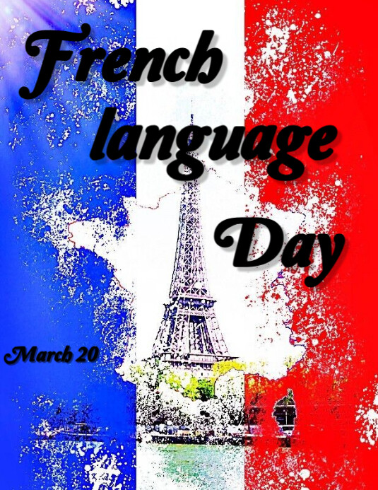 Copy of French Language Day Flyer (us Letter) | PosterMyWall