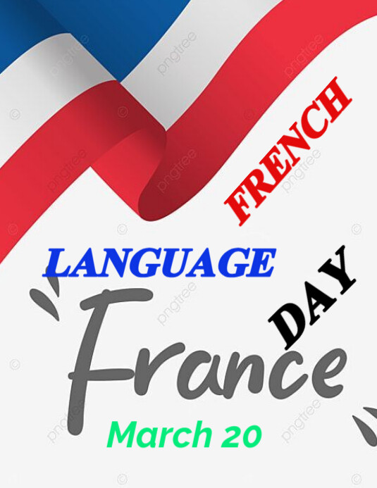 French Language Day Flyer (us Letter) Template | PosterMyWall
