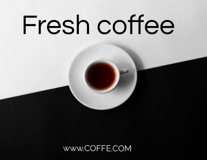 Fresh coffee Template | PosterMyWall