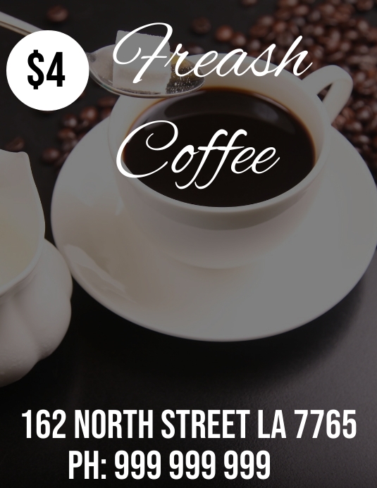 Copy of Fresh Coffee Event Flyers | PosterMyWall