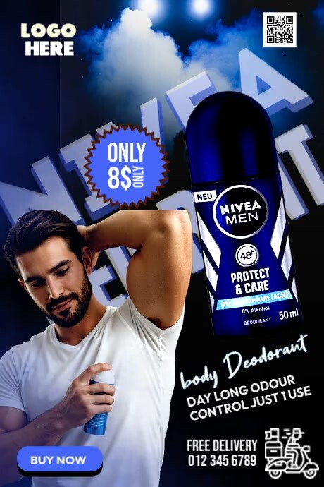 Fresh Deals Deodorant Promotion Template | PosterMyWall