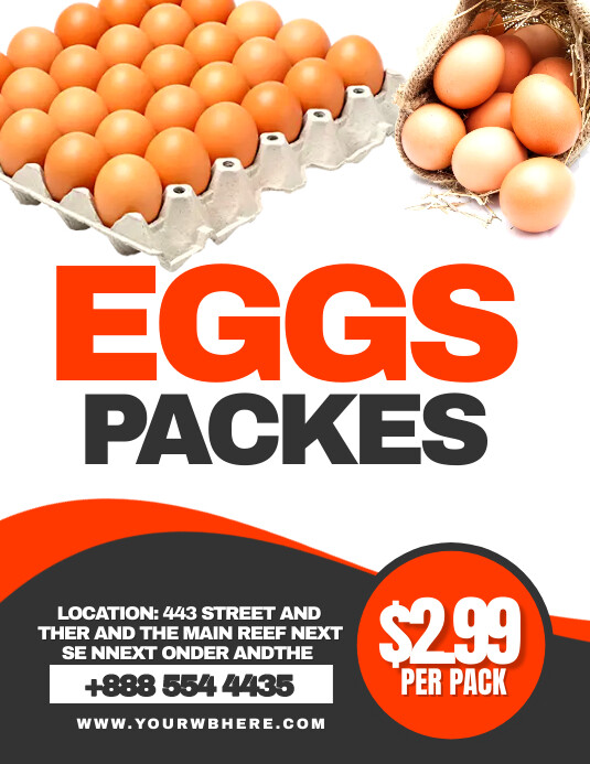 Fresh Eggs Template | PosterMyWall