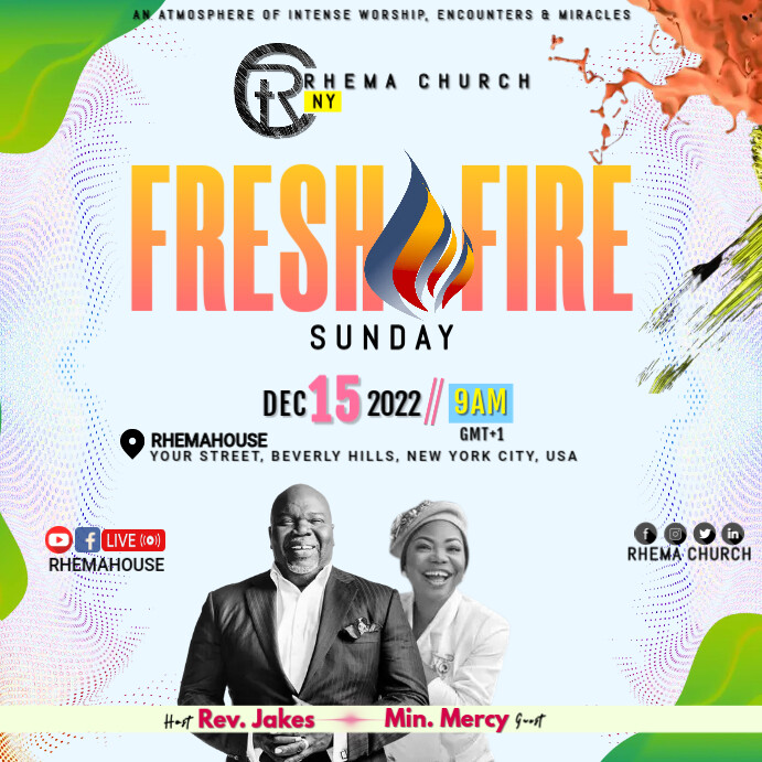 Fresh Fire (2) Template | PosterMyWall