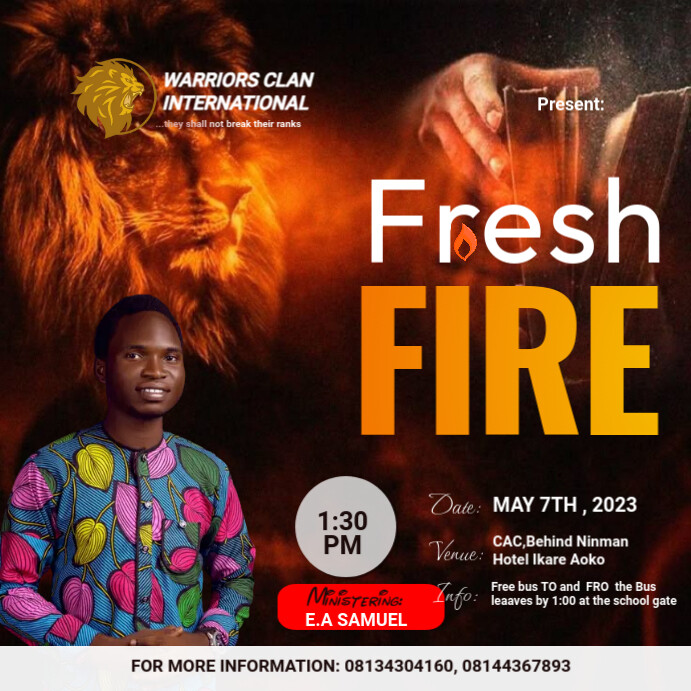 Copy of fresh fire | PosterMyWall