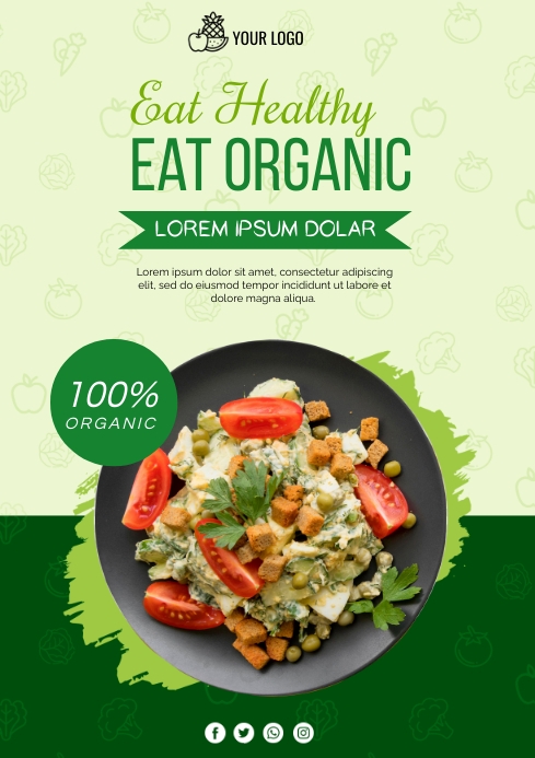 FRESH FOOD FLAYER TEMPLATE | PosterMyWall