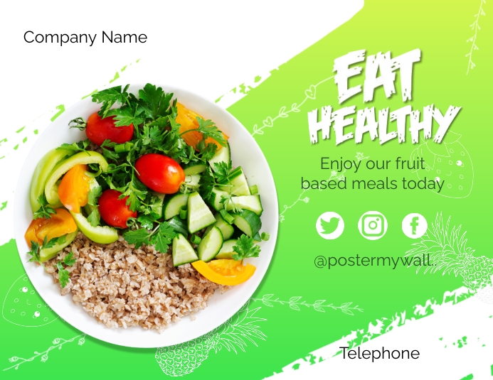 Fresh Food Flyer Template | PosterMyWall