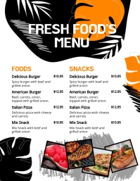 Fresh food Template | PosterMyWall