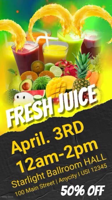 fresh fruit discount flyers Template | PosterMyWall