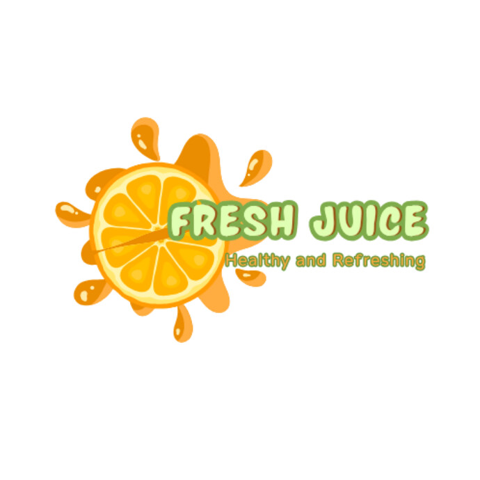 Fresh juice shop logo Template | PosterMyWall