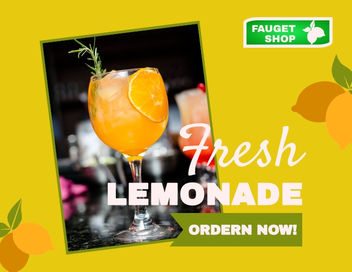 Fresh Lemonade Flyer Template | PosterMyWall