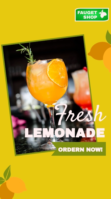 Copy of Fresh Lemonade Instagram Story | PosterMyWall
