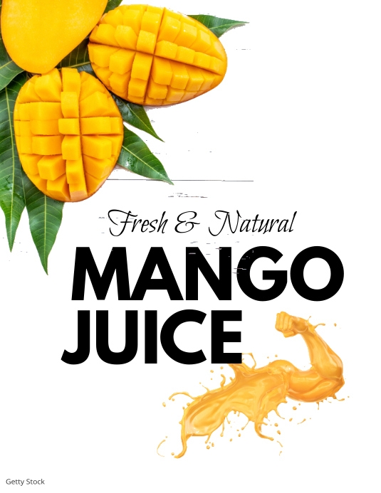 Plantilla de FRESH MANGO JUICE | PosterMyWall