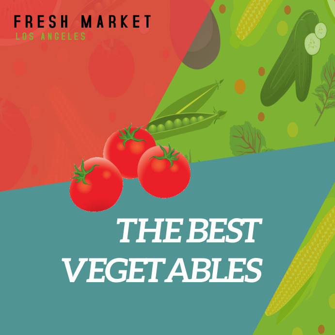FRESH MARKET 2 Template | PosterMyWall