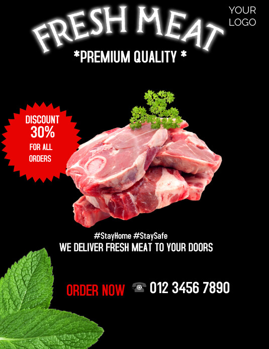 Fresh meat Template | PosterMyWall