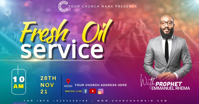 fresh oil Service (4) Template | PosterMyWall