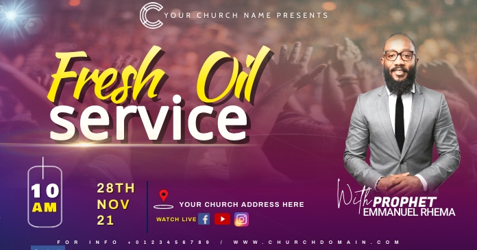 fresh oil Service (7) Template | PosterMyWall