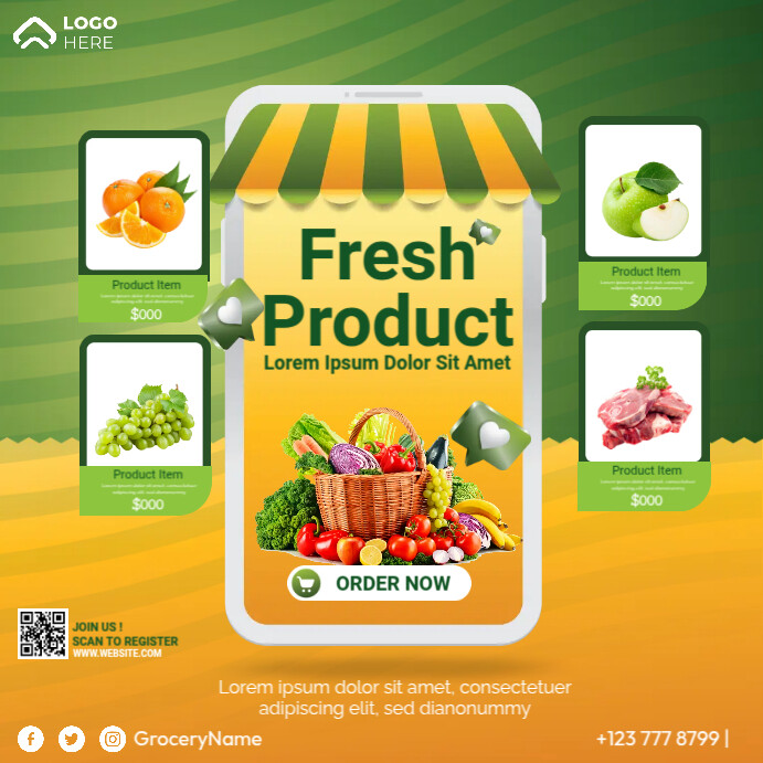 Fresh Product Flyer Template | PosterMyWall