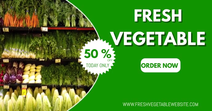 Fresh Vegetables Online Sale Template | PosterMyWall