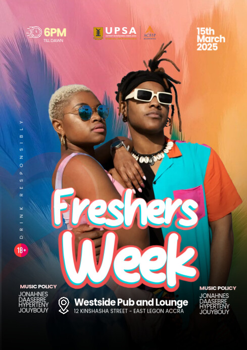 Copy of Fresher's Week Party Design | PosterMyWall