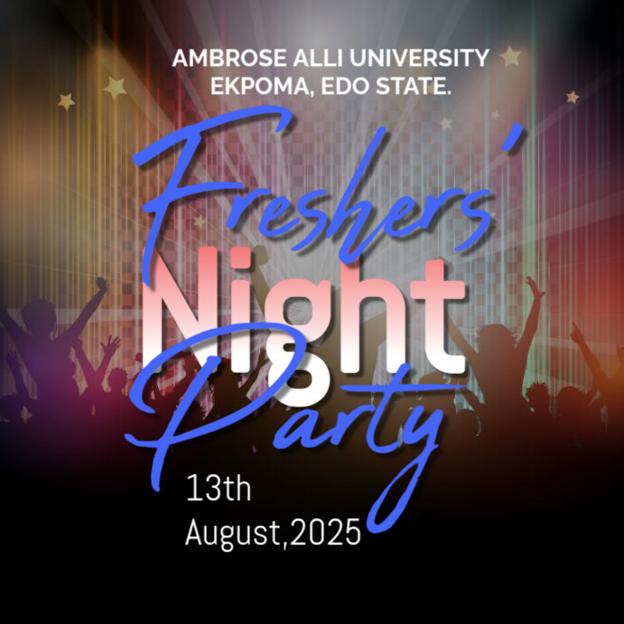 Freshers Night Instagram Post Template | PosterMyWall