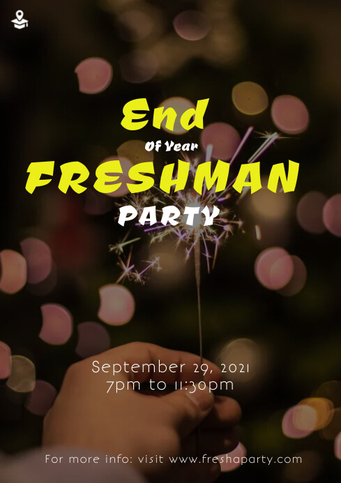 Plantilla de Volante de Fiesta de Primer año | PosterMyWall