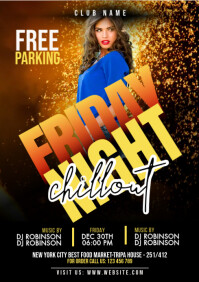 Frida Night Party Flyer Template | PosterMyWall