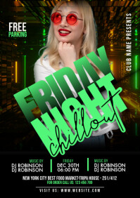 Frida Night Party Flyer Template | PosterMyWall