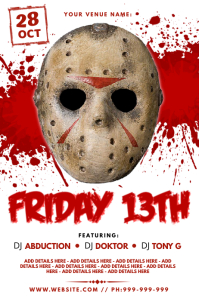 Friday 13th Poster Template | PosterMyWall