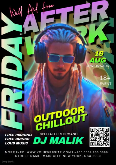 Friday After Work Template | PosterMyWall