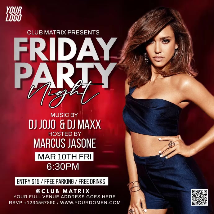 Friday bash Template | PosterMyWall