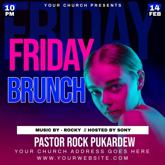 Copy of friday brunch | PosterMyWall
