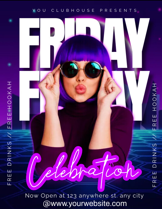 FRIDAY CELEBRATION.A Template | PosterMyWall