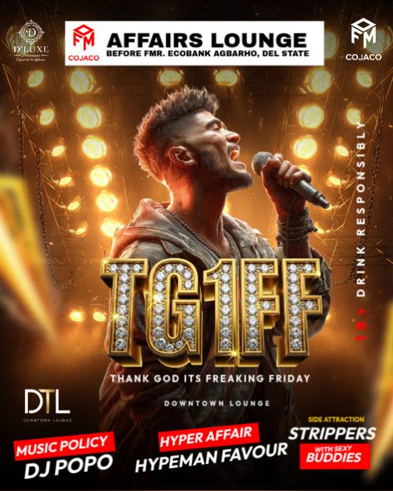 Friday Club Event Template | PosterMyWall