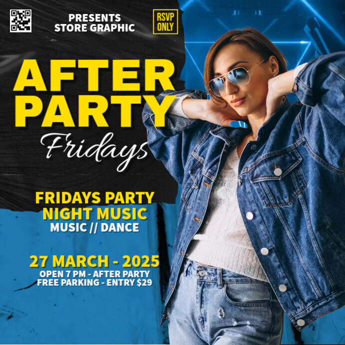 Copy of Friday Club Party | PosterMyWall