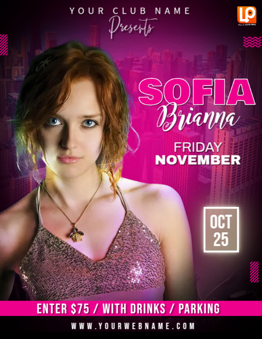 Friday Club Party เทมเพลต | PosterMyWall