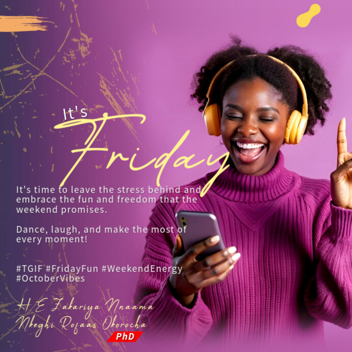 Friday Template | PosterMyWall