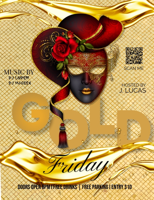 Friday Dj party Template | PosterMyWall