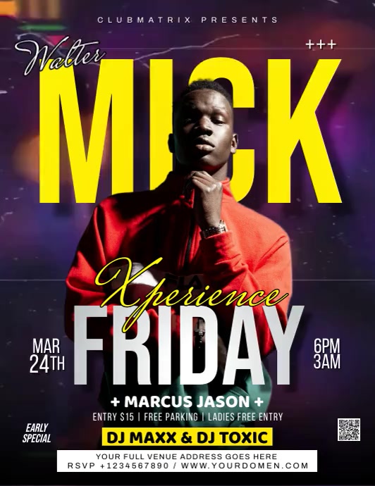 Friday Experience Template | PosterMyWall