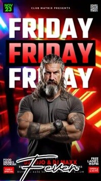 Friday fever Template | PosterMyWall
