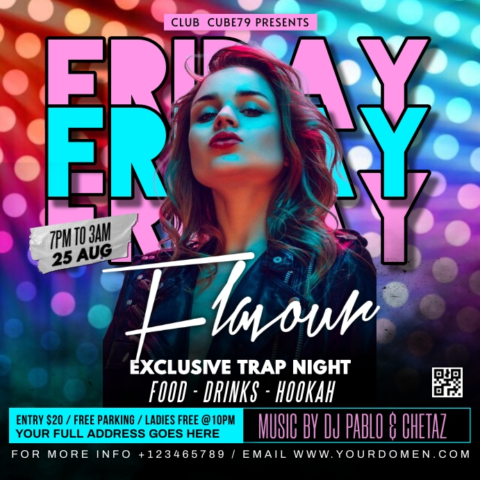 Friday flavour Template | PosterMyWall