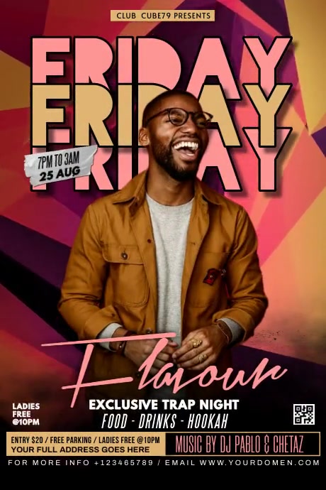 Friday flavour Template | PosterMyWall