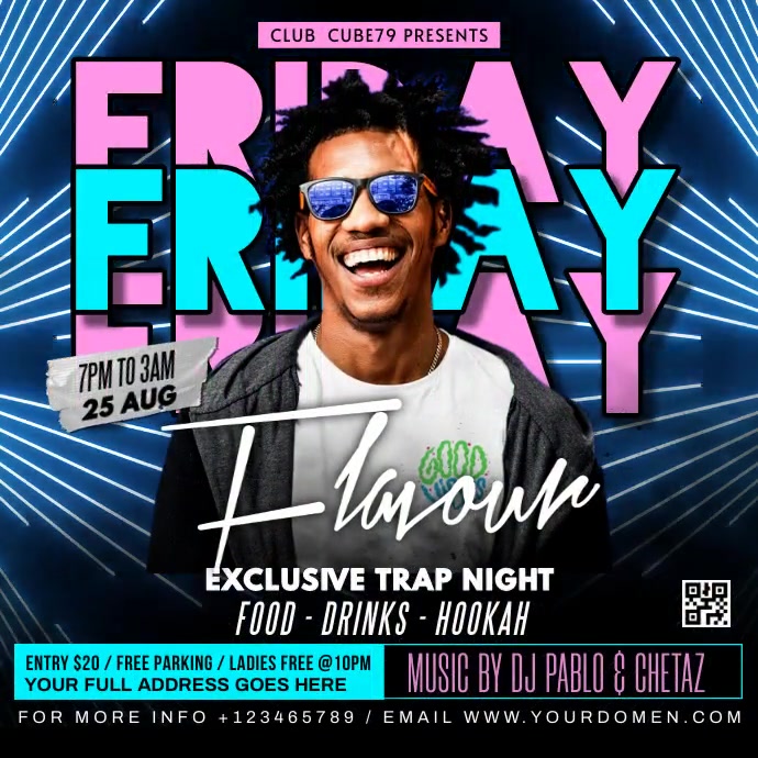 Friday flavour Template | PosterMyWall