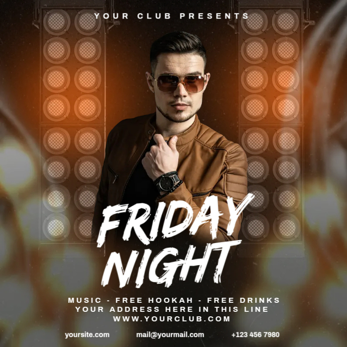 Friday Fun Night Party Template | PosterMyWall