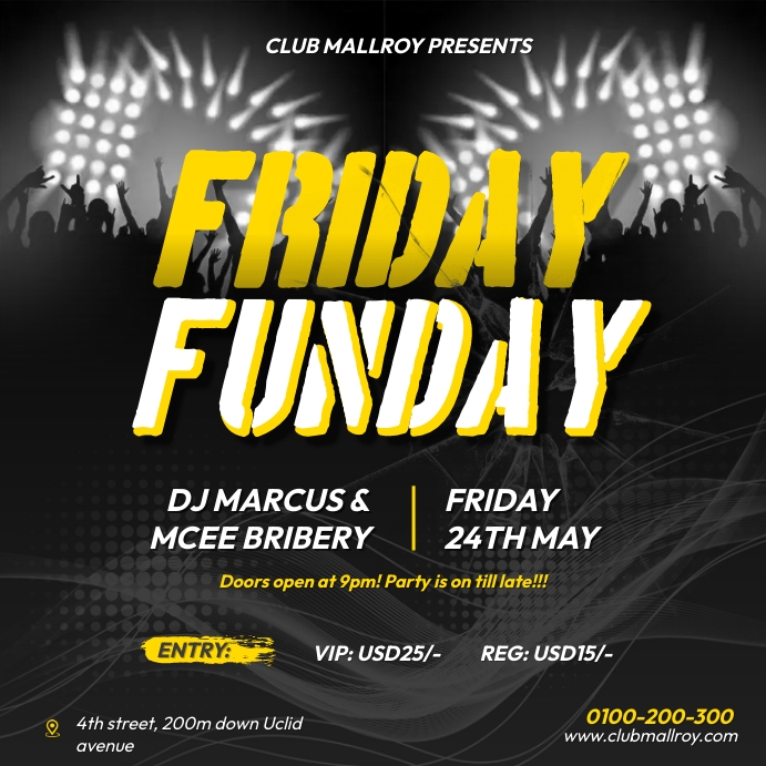 Friday funday Template | PosterMyWall