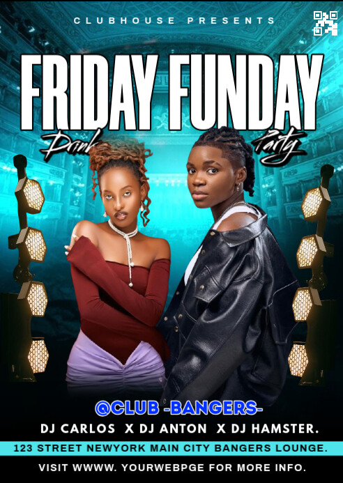 Plantilla De Friday Funday F Yers Postermywall