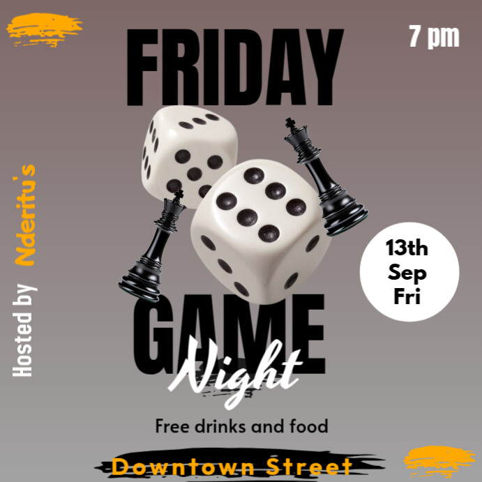 friday game night Template | PosterMyWall
