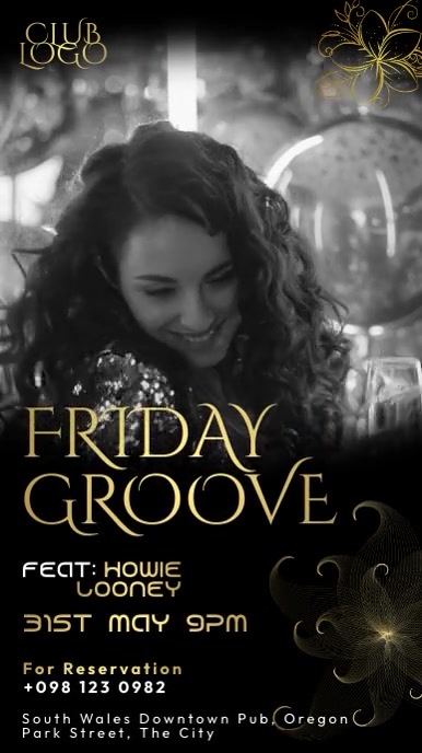 Plantilla de Friday Groove | PosterMyWall